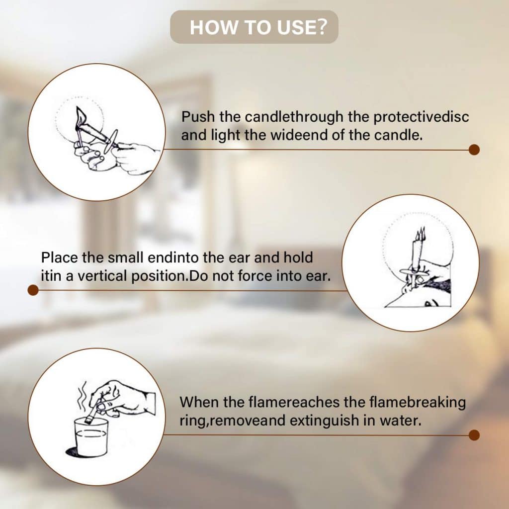 Velas de oído hopi paquete de 10 pares | Aromacare Colombia